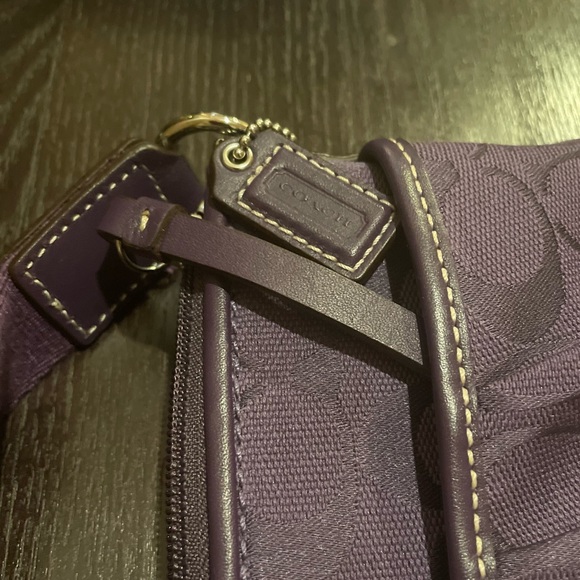 Coach | Bags | New Coach Signature Pleated Swingpack Bag In Royal ...